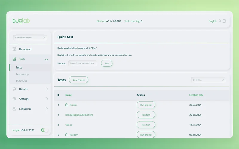 Buglab - Automated UI/UX Testing Tool - Annual Deal | DealFuel