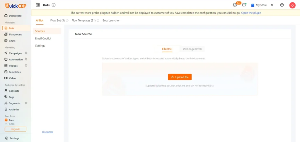 QuickCEP - AI Chatbot & Live Chat - Lifetime Deal | DealFuel