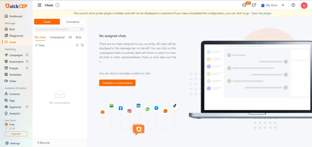 QuickCEP - AI Chatbot & Live Chat - Lifetime Deal | DealFuel