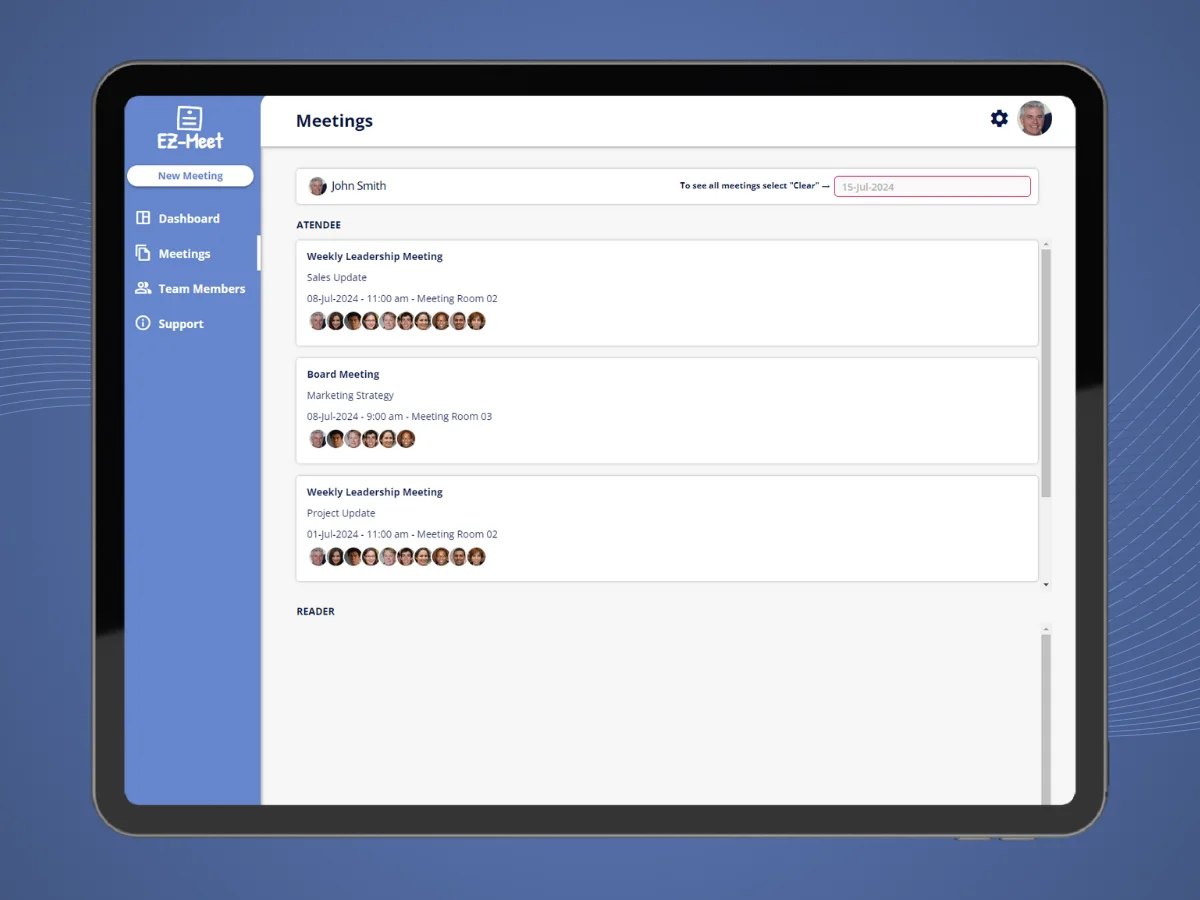 EZ-Meet - Information Management Software | Lifetime Access