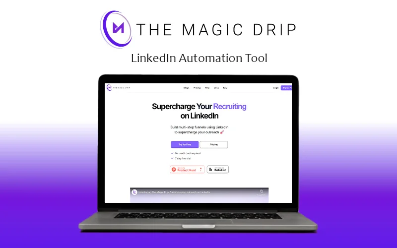 The Magic Drip - LinkedIn Automation Tool | Annual Access