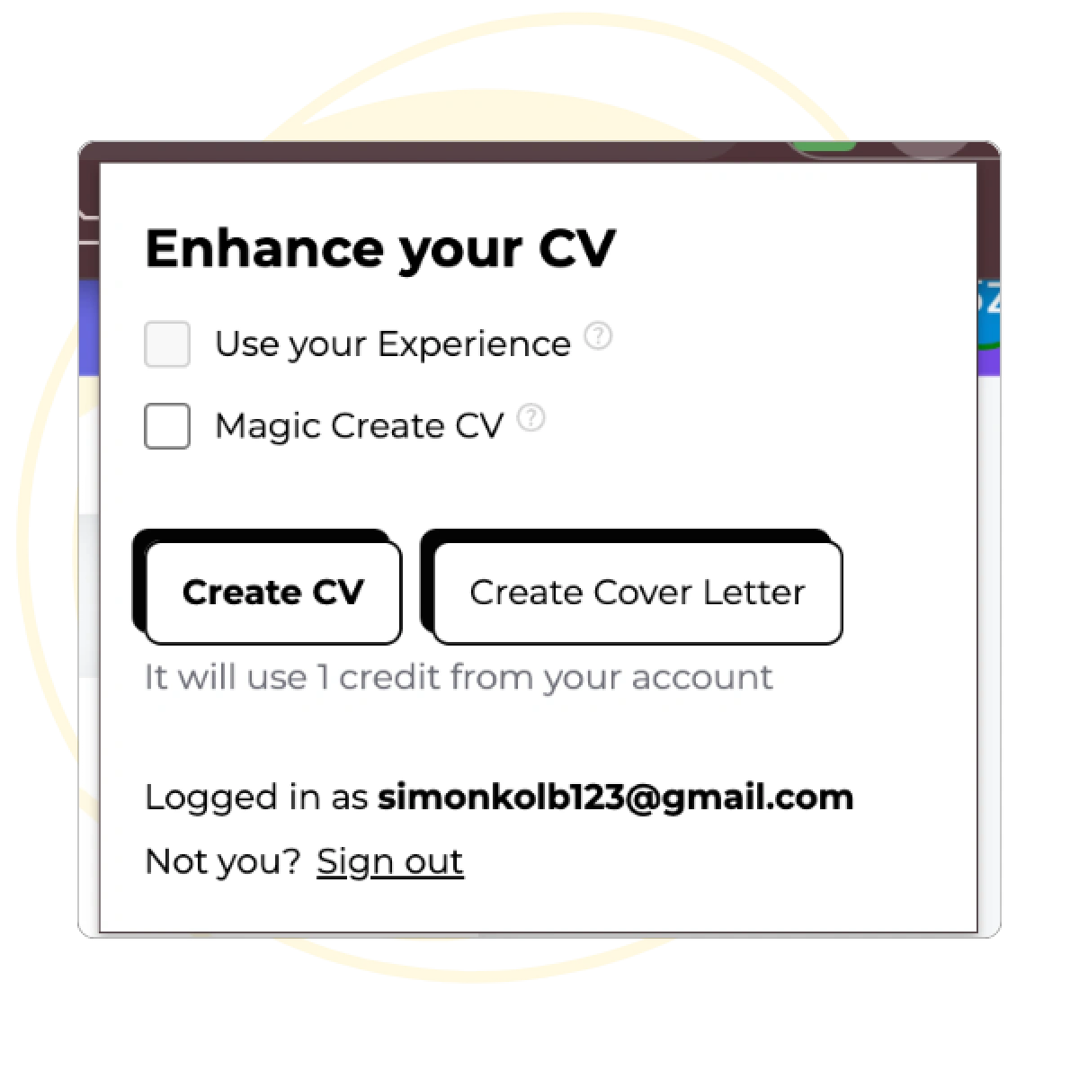 OneClickCV - Online CV Builder - Lifetime Access | DealFuel