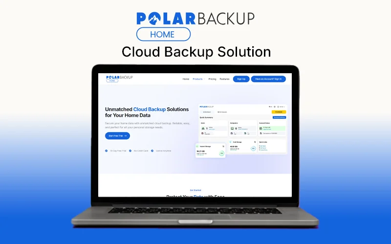 PolarBackup Home - Cloud Backup Solution | Annual Access