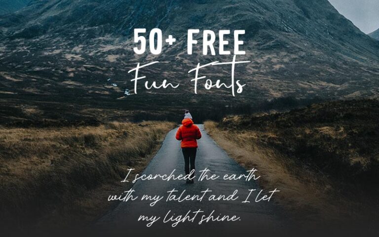 50+ Free Fun Fonts | InkyDeals
