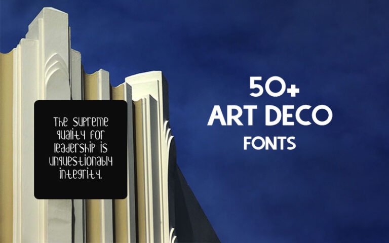 Free Art Deco Fonts | DealFuel