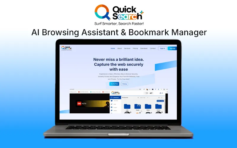 QuickSearchPlus AI - AI Browsing Assistant & Bookmark Manager