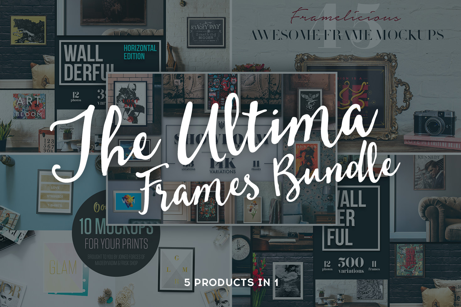The Ultima Frames Bundle - 5 Beautiful Frames In 1 | Dealuel