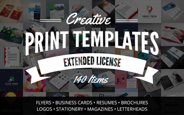 Print Template Designs Bundle | InkyDeals