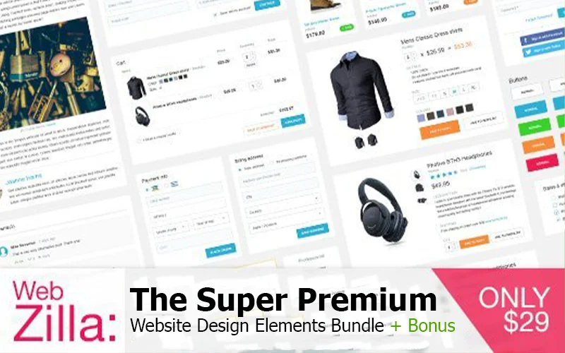 Premium Web Elements Bundle | DealFuel