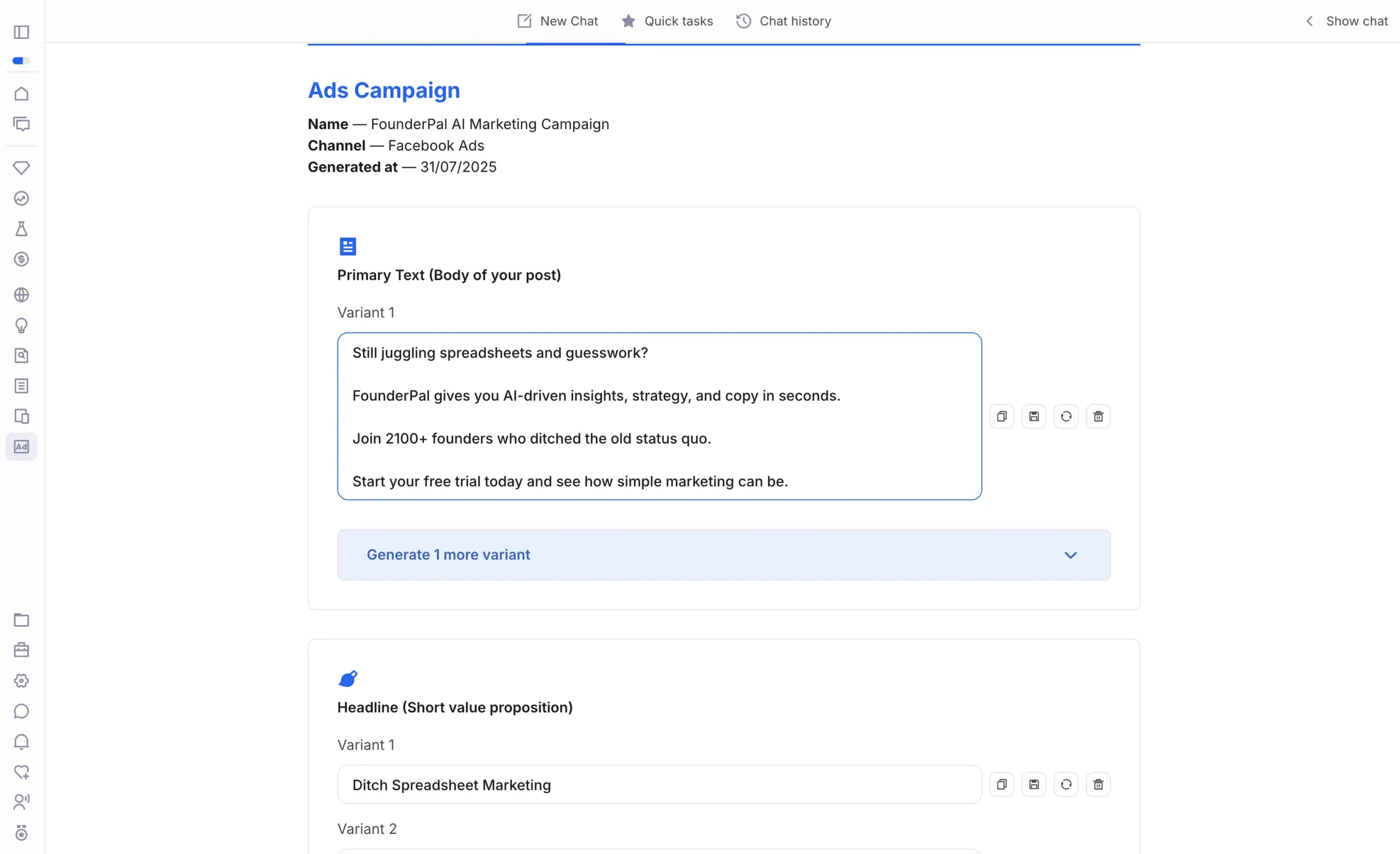 FounderPal - AI Marketing Assistant - Lifetime Deal | DealFuel