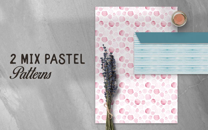 Pastel Pattern Aesthetic Backgrounds - Freebie | DealFuel