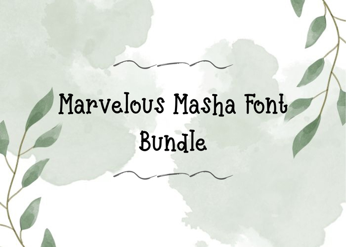 Marvelous Masha Handwritten Script Font - Freebie | DealFuel