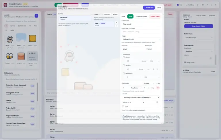 ArcadeOn Engine - 2D Game Design Software - LTD | DealFuel