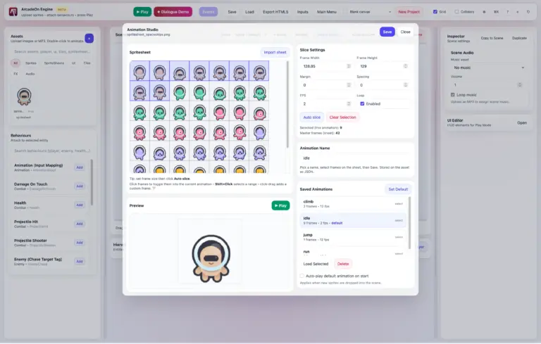 ArcadeOn Engine - 2D Game Design Software - LTD | DealFuel
