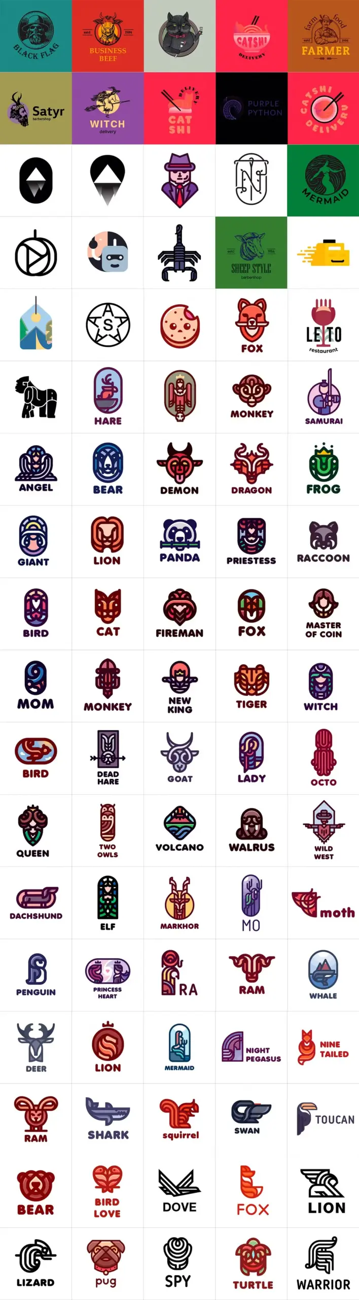 300 Business Logo Images Bundle | Commercial License