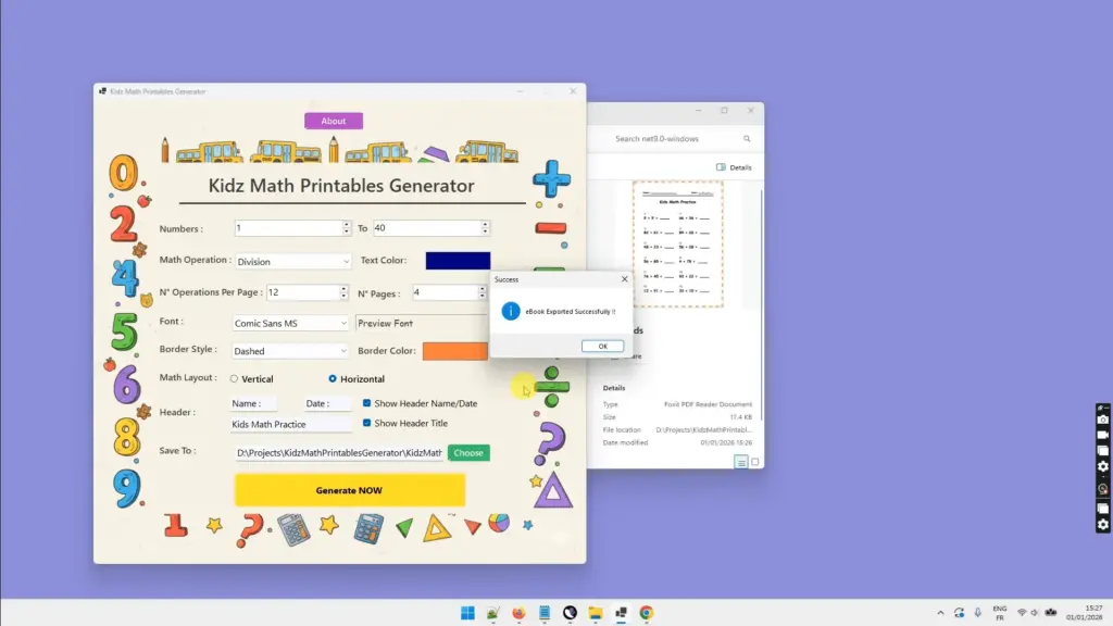 Kids Math Worksheet Generator - Lifetime Plan | DealFuel